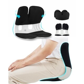 Chair [Adult Cover Set] Ergonomic Back Support Chair and Detachable ...